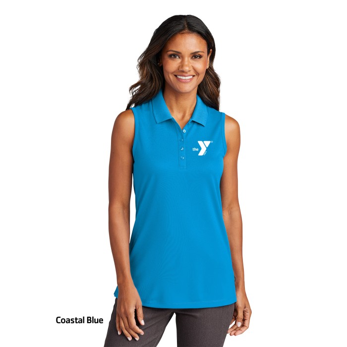 Women's Dry Zone® UV Micro-Mesh Sleeveless Polo - Screen Print